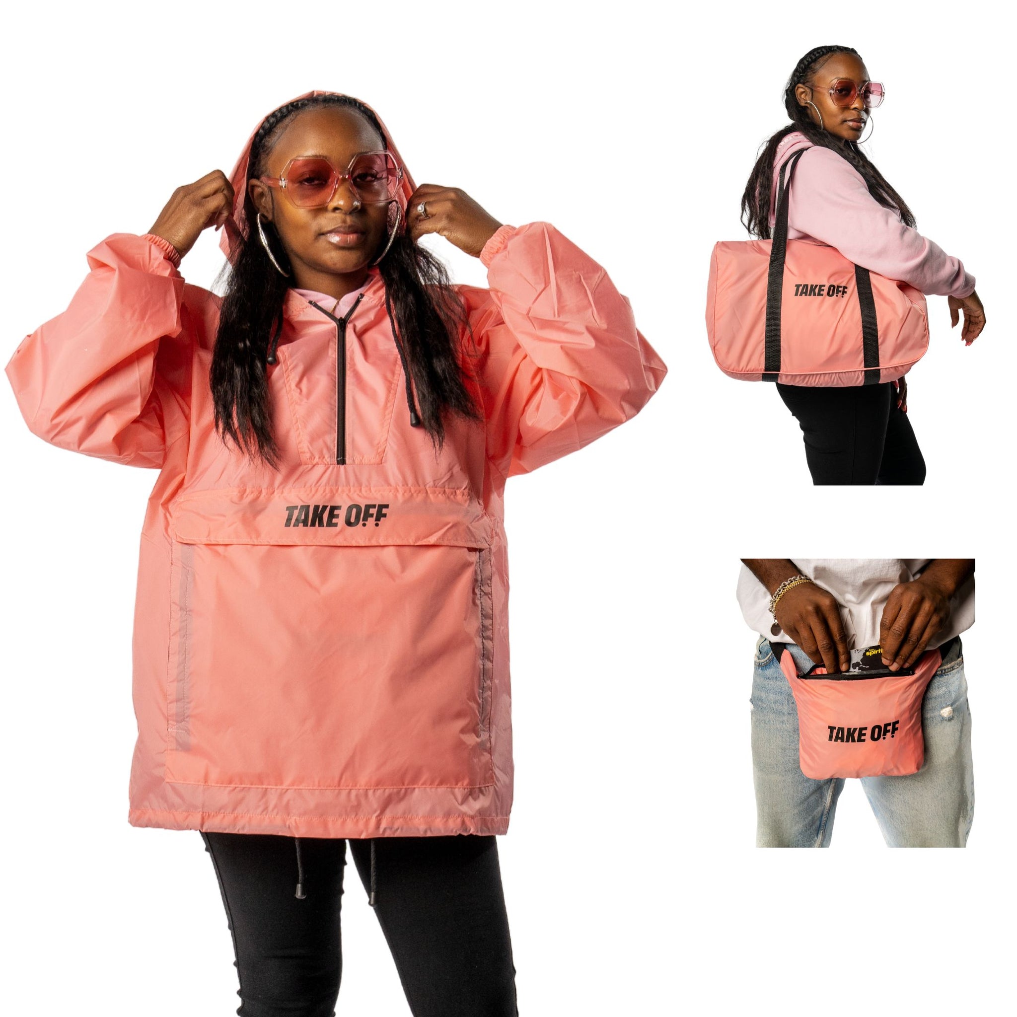 Duffle Bag Jacket transforms from Bag to Jacket with huge carry pouch ...