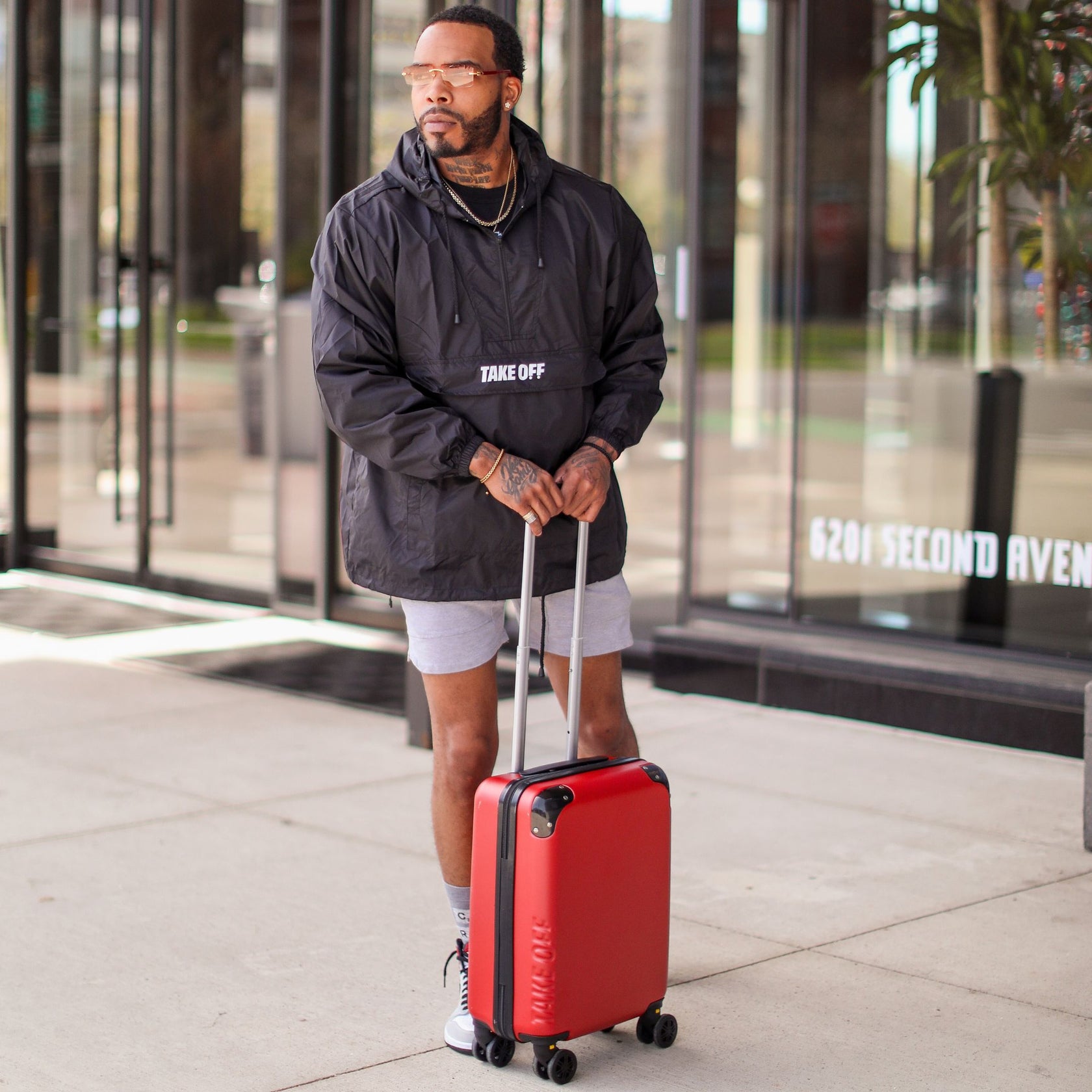 4 Removable Double Wheeled Set for TAKE OFF Luggage