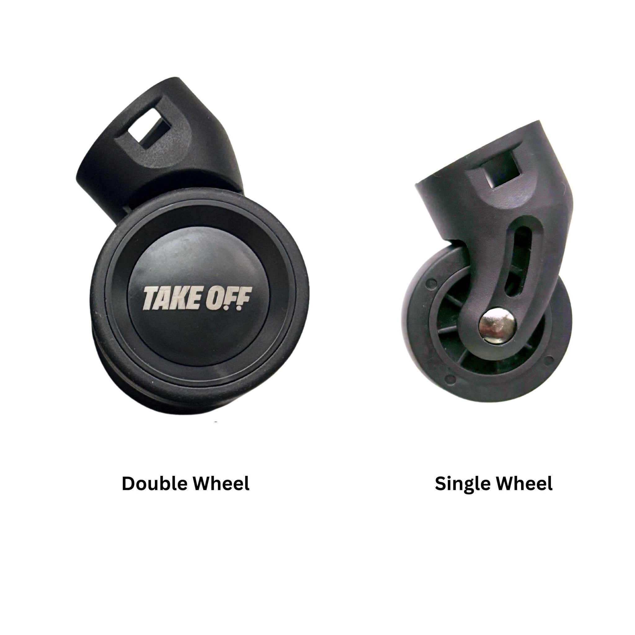 4 Removable Double Wheeled Set for TAKE OFF Luggage