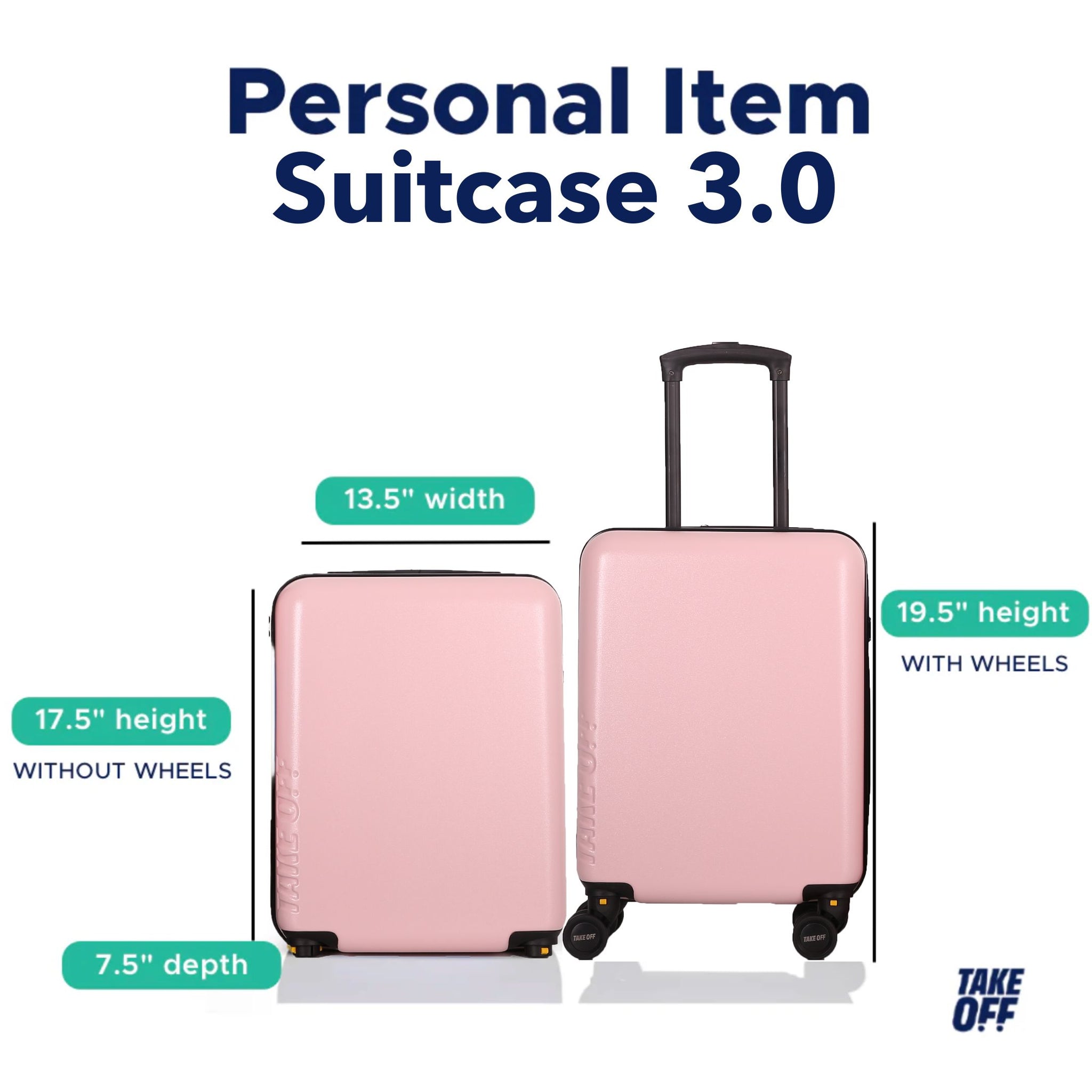 Carry-On and Personal Item Suitcase – TAKE OFF Luggage