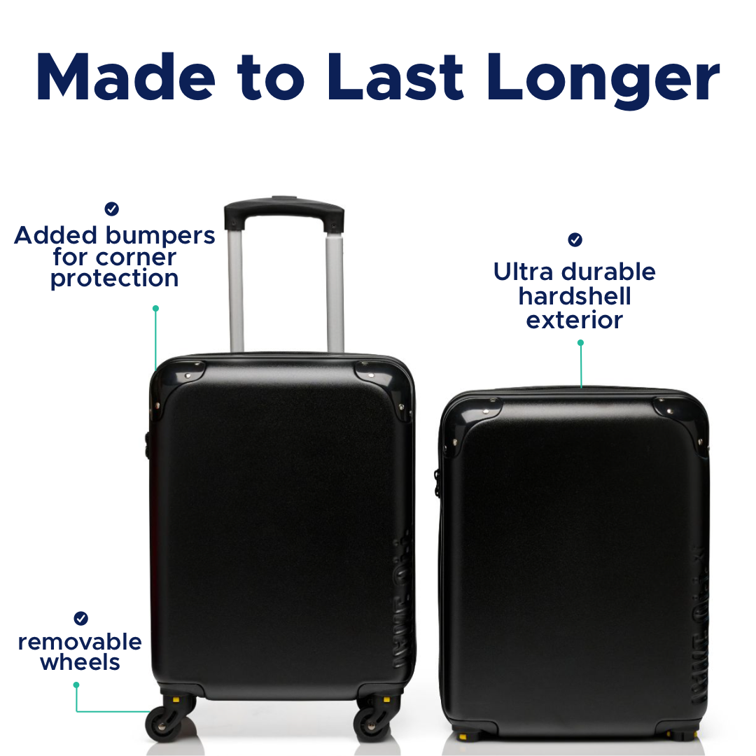 Carry-on Luggage that Converts into Personal Item Suitcase – TAKE OFF ...