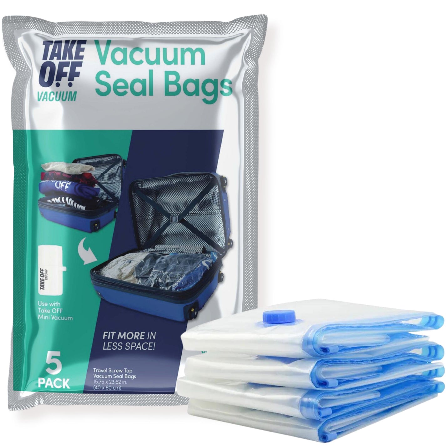 Vacuum Seal Bags - 5 Pack – TAKE OFF Luggage